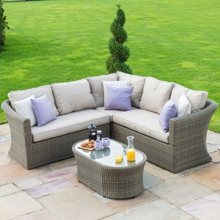 Maze Rattan Garden Furniture Winchester Small Sofa Corner Set Oak Furniture House